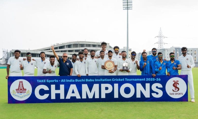 Team Champion: हैदराबाद टीम बुच्ची बाबू टूर्नामेंट विजेता